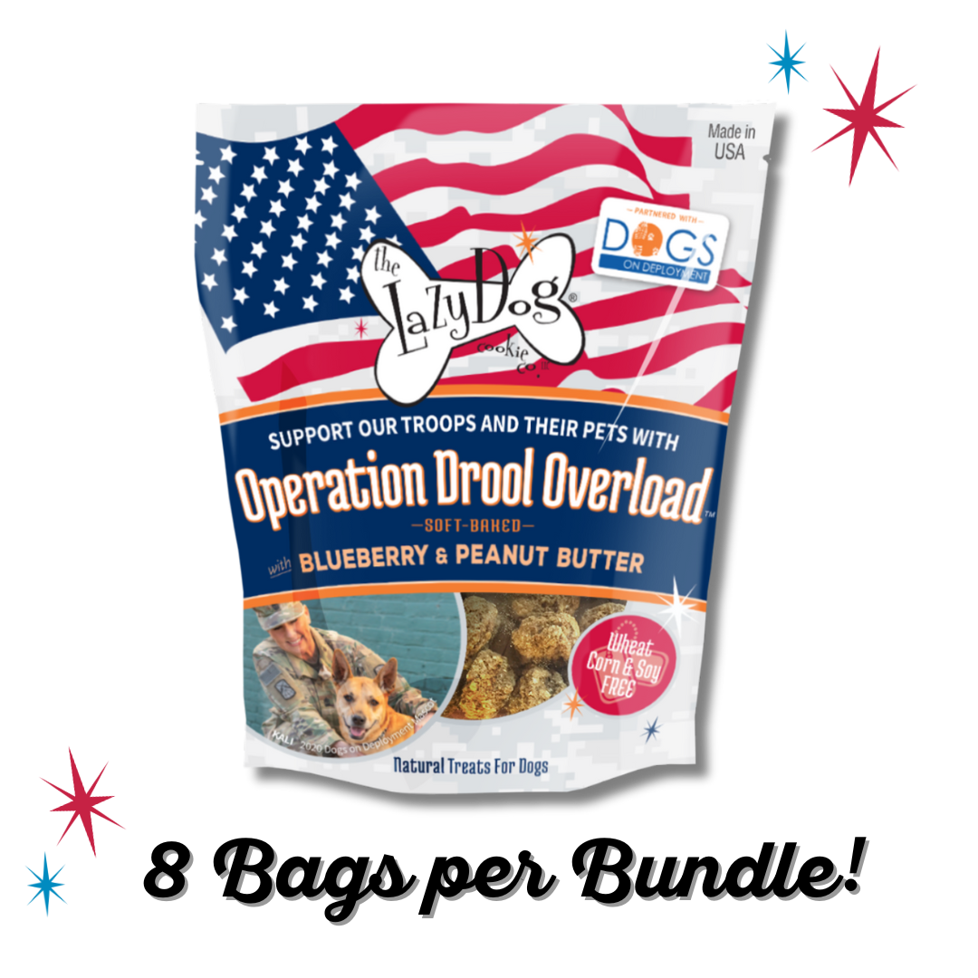 Operation Drool Overload x8 Bags + FREE shipping! – The Lazy Dog Cookie Co